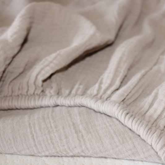 Muslin Cotton Bottom Sheet | Cotton Muslin Bedding | Muslin Comfort ...