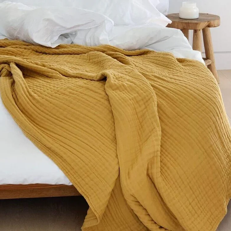 The 365 Blanket™ | Oversized Cotton Muslin Blanket for Adults – Muslin ...