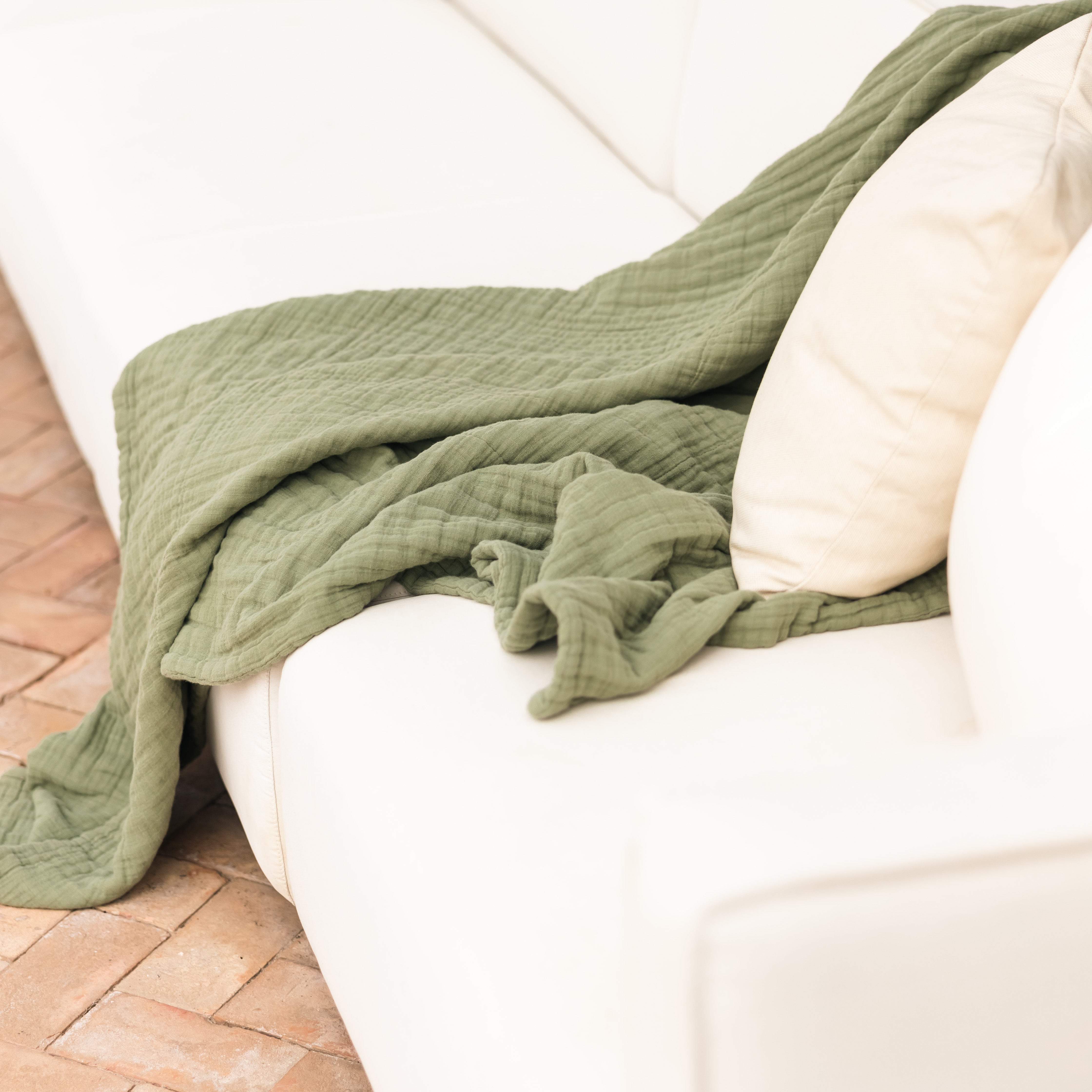Oversized Muslin Cotton Breeze Throw | Breathable & OEKO-TEX | Muslin ...